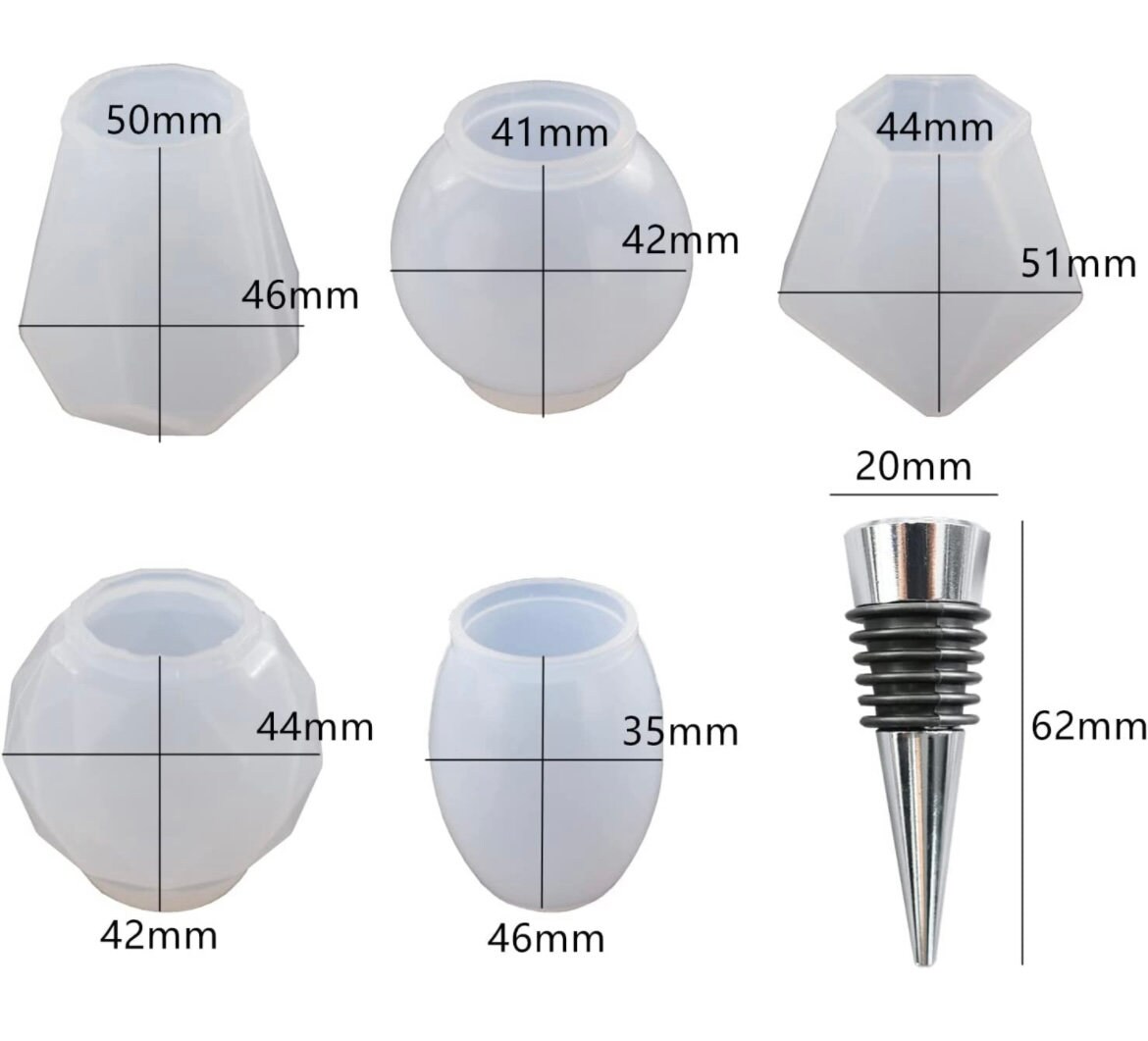 Custom Made Epoxy Resin Wine Stoppers - Etsy