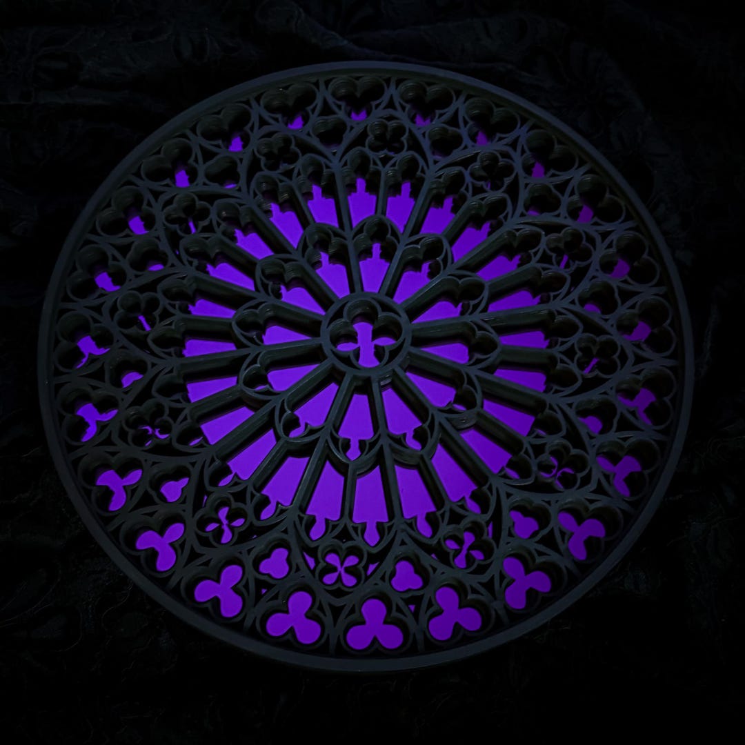 Gothic Cathedral Rose Window Mirror: Notre Dame Inspired Home Decor and ...