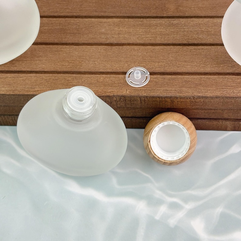 Empty Frosted Glass Bottles – Refillable Spray/lotion/essential Oil ...