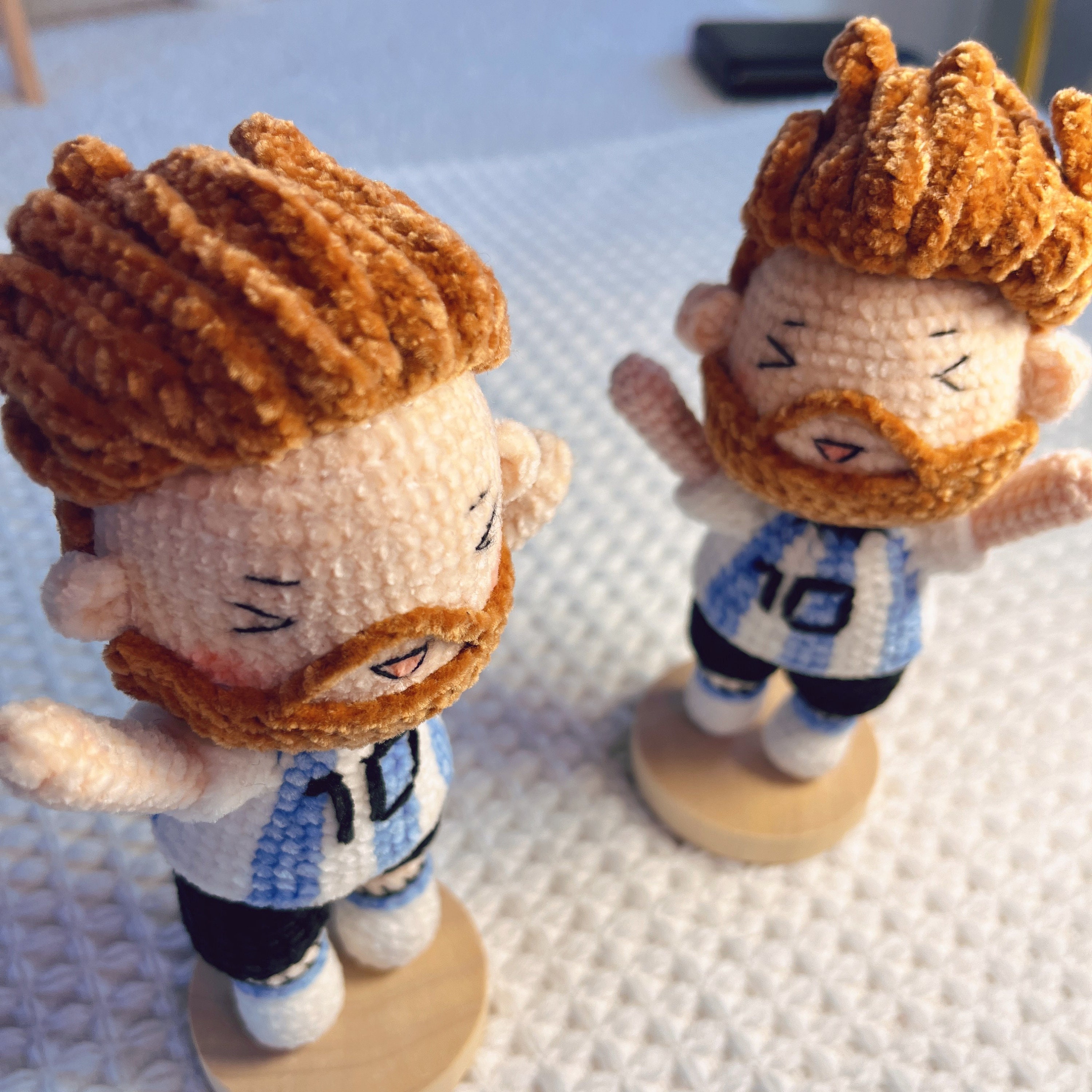 Lionel Messi Doll XL Larger Size Crochet Messi Plush Toy, Amigurumi ...