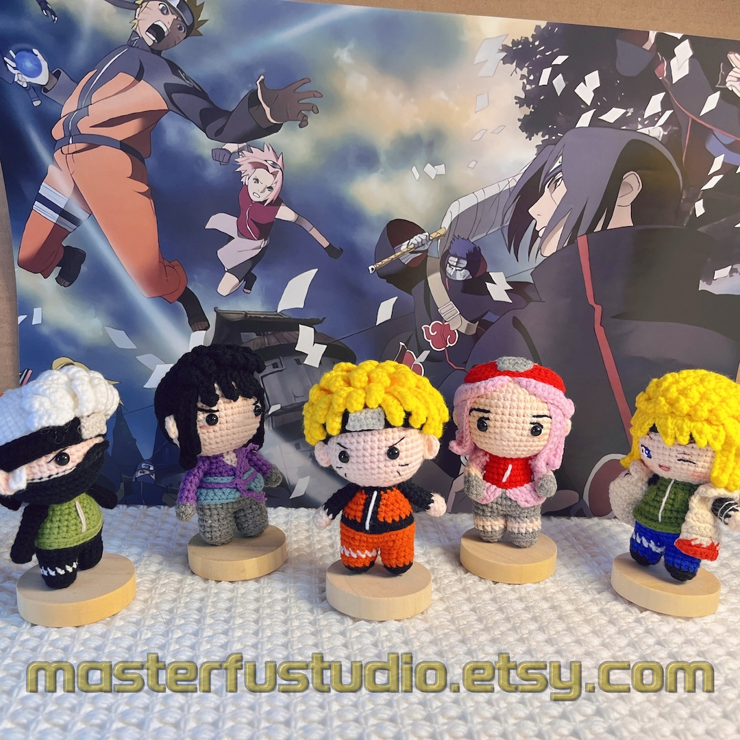 Naruto Doll Ninja Doll Anime Plushie Kakashi Sasuke - Etsy