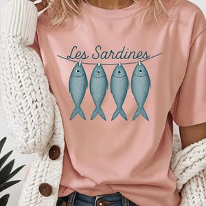 Sardine Shirt Tinned Fish Fisherman Aesthetic, Coastal Granddaughter ...