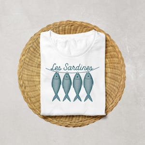 Sardine Shirt Tinned Fish Fisherman Aesthetic, Coastal Granddaughter ...