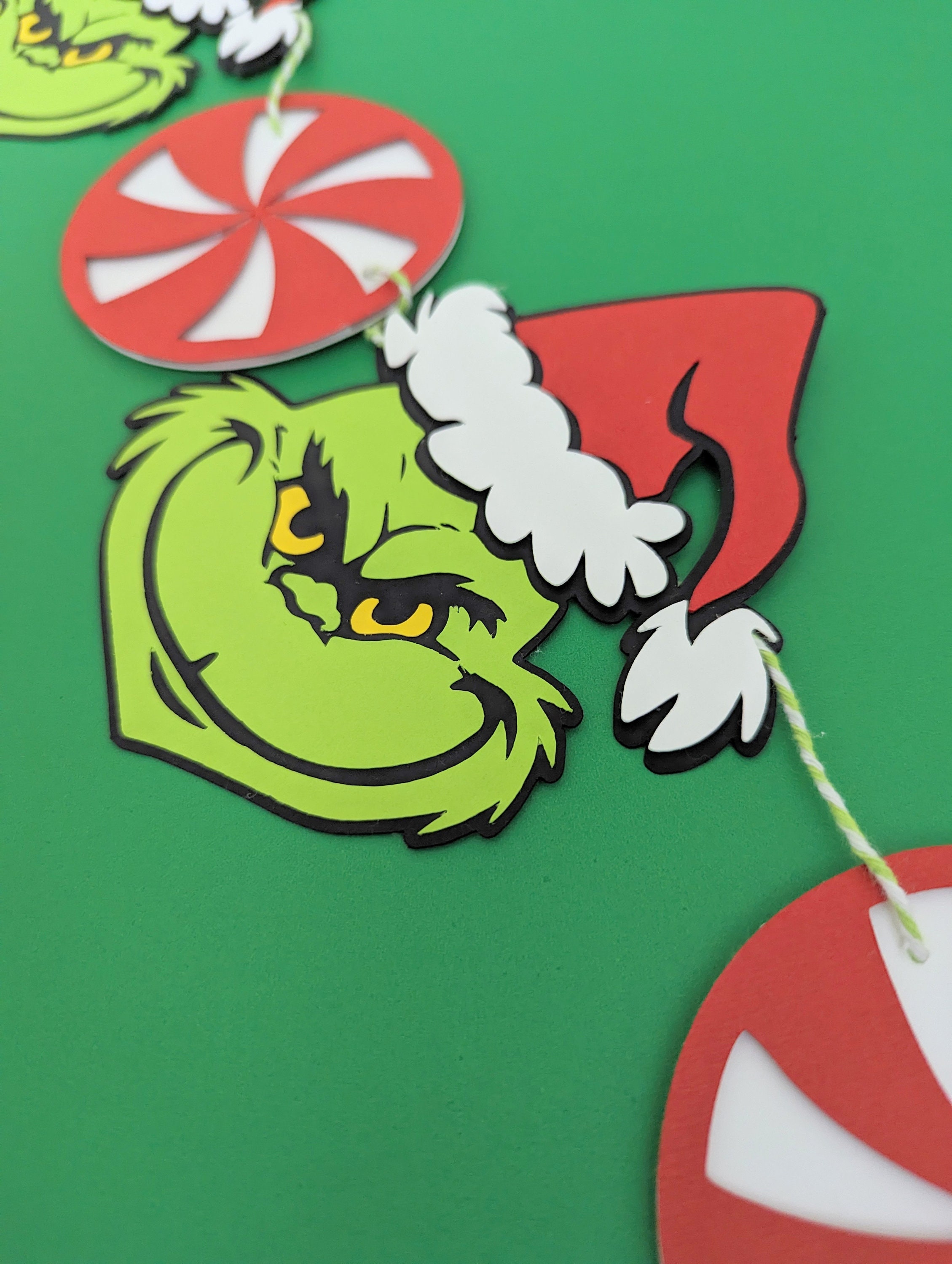 The Grinch Banner/garland - Etsy Canada
