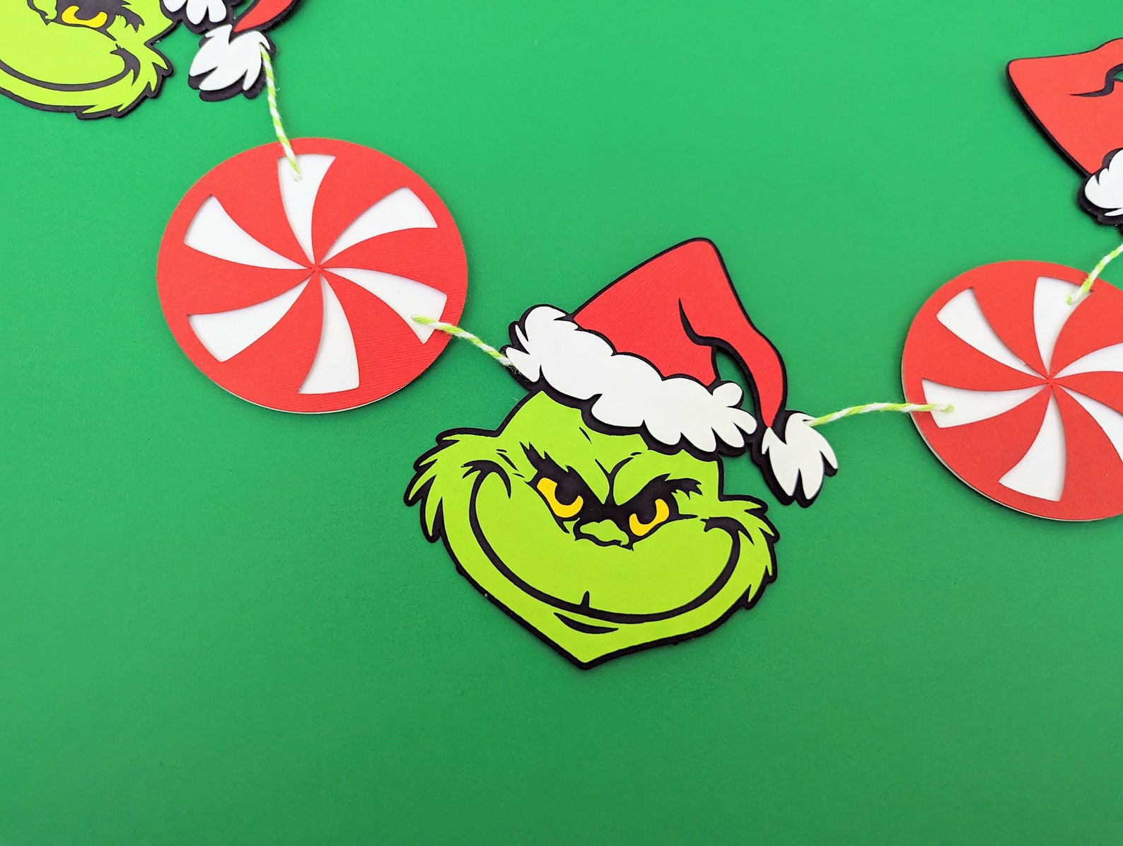 The Grinch Banner/garland - Etsy Canada