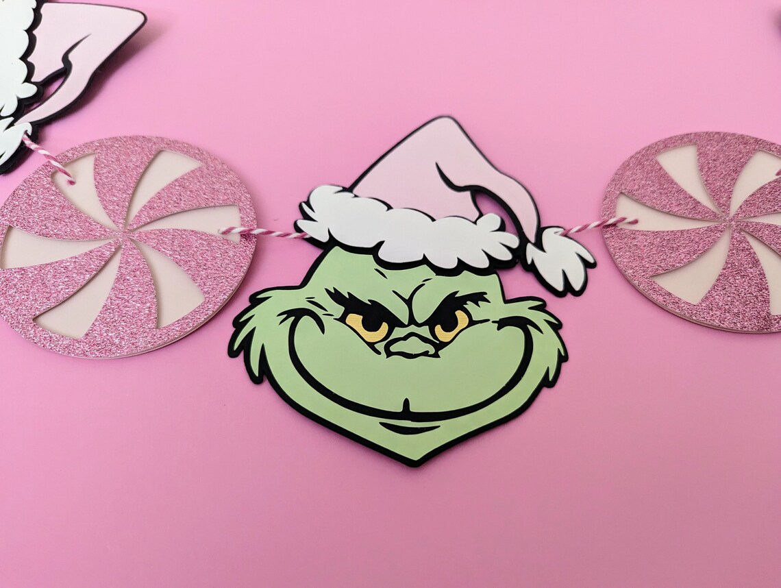 The Grinch Banner/garland - Etsy Canada