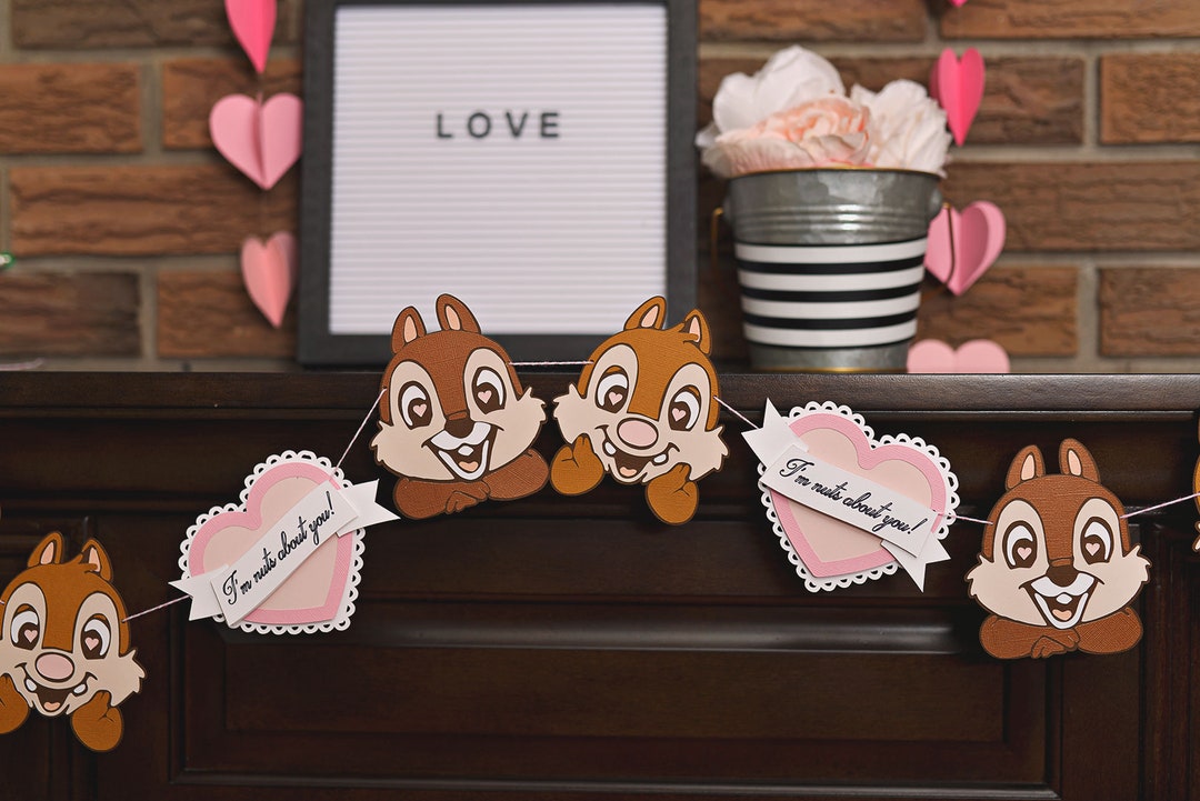 Chip and Dale Valentine's Banner/garland - Etsy