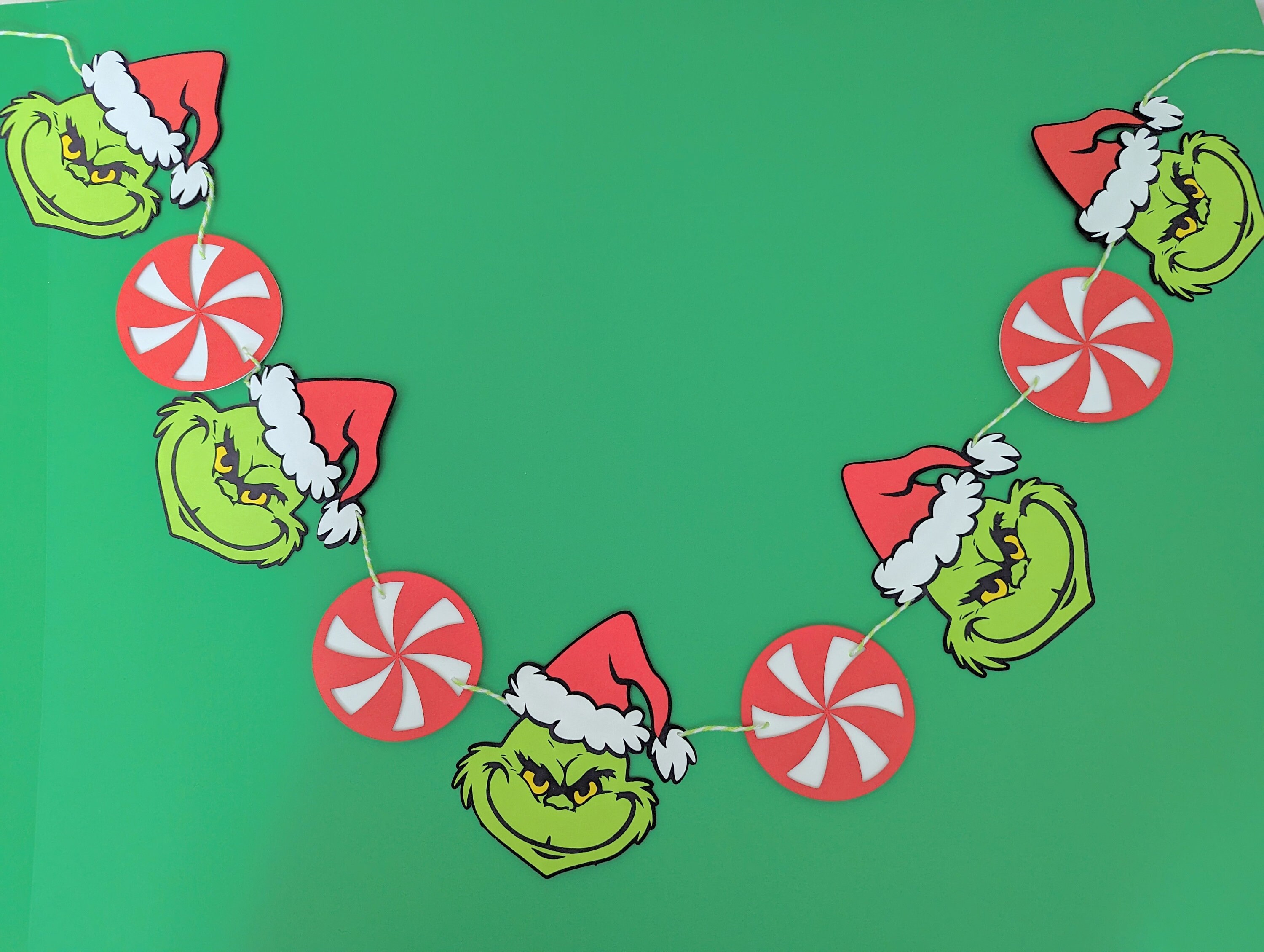 The Grinch Banner/garland - Etsy Canada