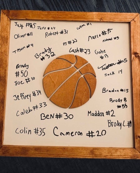 Signable Coach Appreciation Plaque End of Season Gift Coach Gift From ...