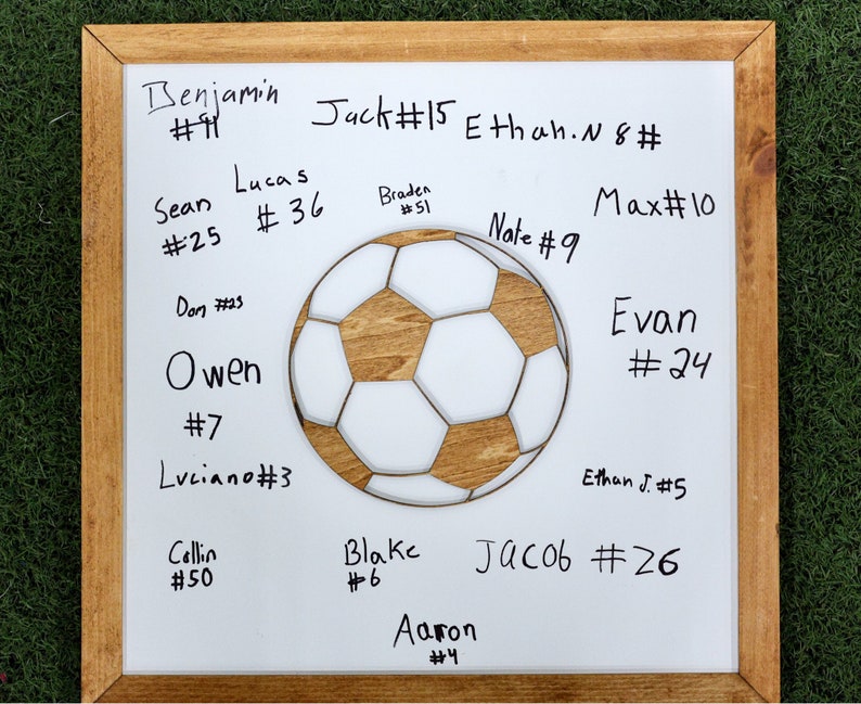 Signable Coach Appreciation Plaque End of Season Gift Coach Gift From ...