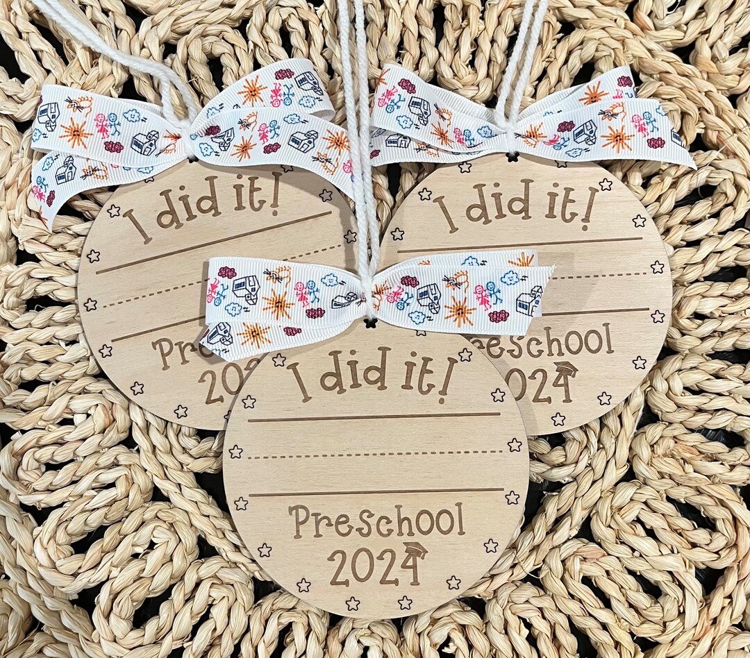 Kindergarten Preschool Pre-k Lanyard Ornament Graduation Keepsake ...