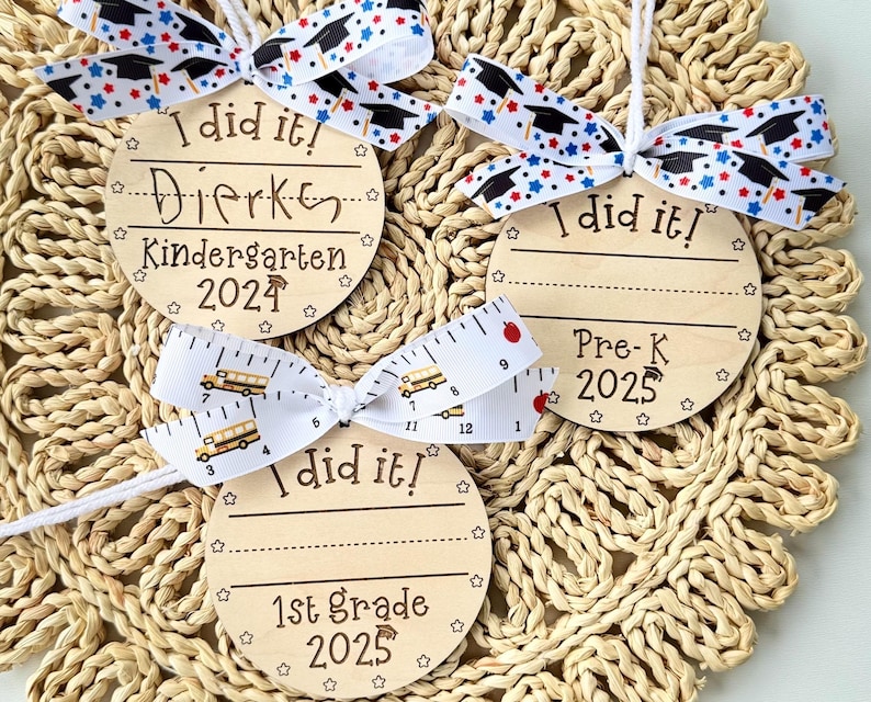 Kindergarten Preschool Pre-k Lanyard Ornament Graduation Keepsake ...