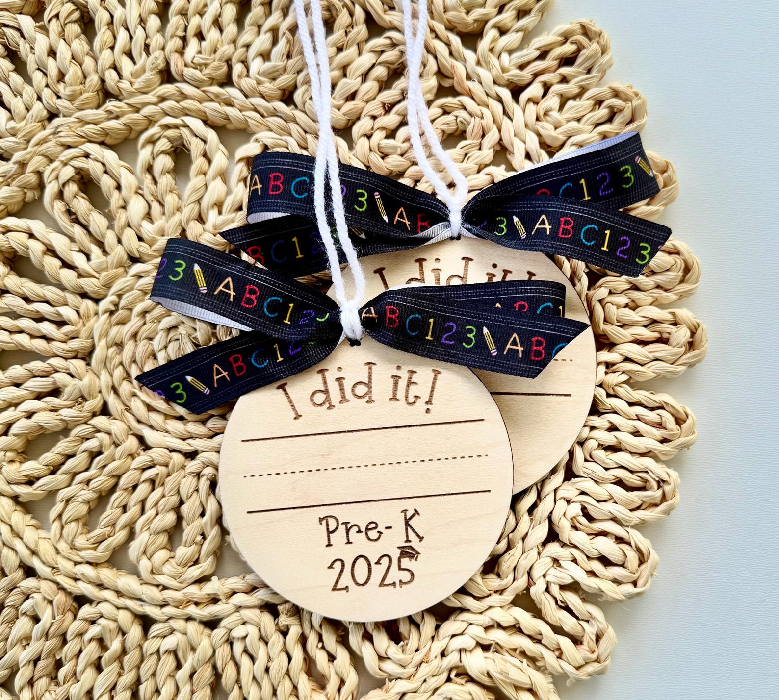 Kindergarten Preschool Pre-k Lanyard Ornament Graduation Keepsake ...