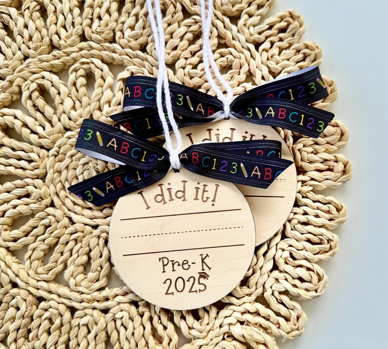 Kindergarten Preschool Pre-k Lanyard Ornament Graduation Keepsake ...