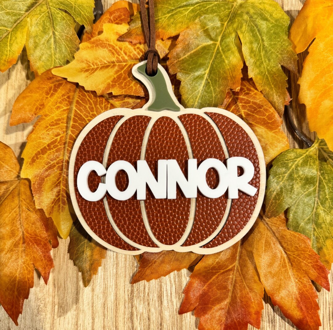 Basketball Pumpkin Name Tag | Boo Baskets | Halloween Season Gifts ...