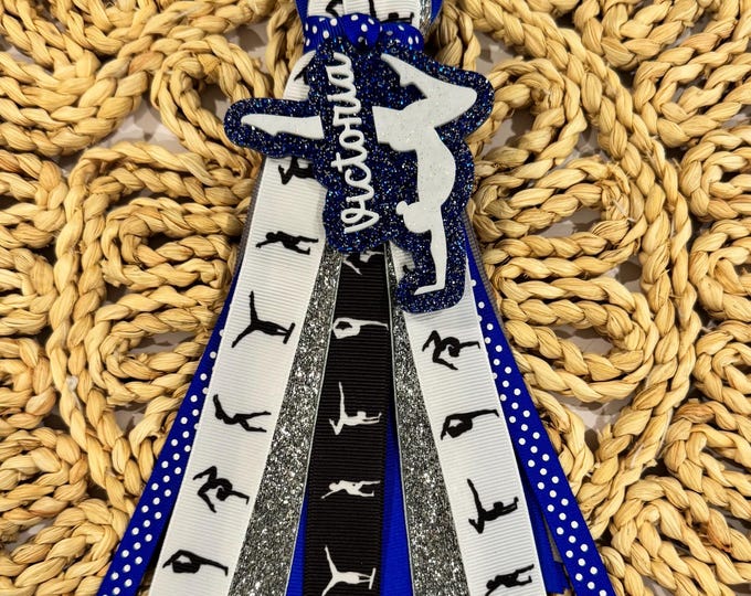 Personalised Gymnast Bag Tag, Gymnastics Team Gift Ideas, Custom Name ...