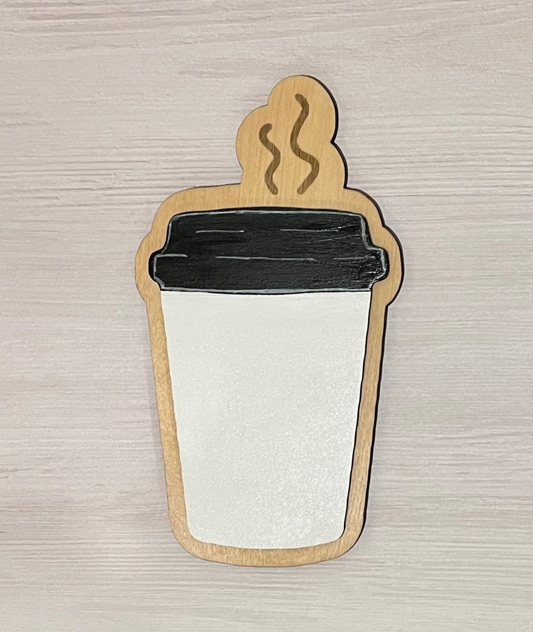 Coffee Cup Insert for Welcome Sign Interchangeable Porch Patio Decor ...