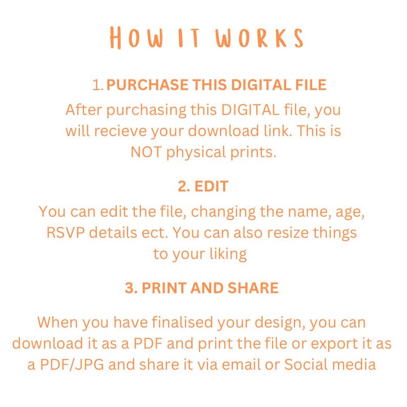 Editable Construction Theme Invitation Template, Kids Birthday Event, Truck and Excavator Party ...