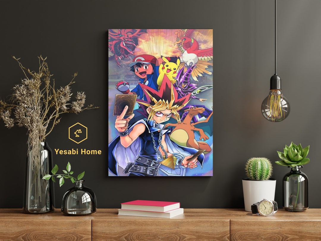 Epic Crossover: Metal Sign With Duel Monsters and Pocket - Etsy