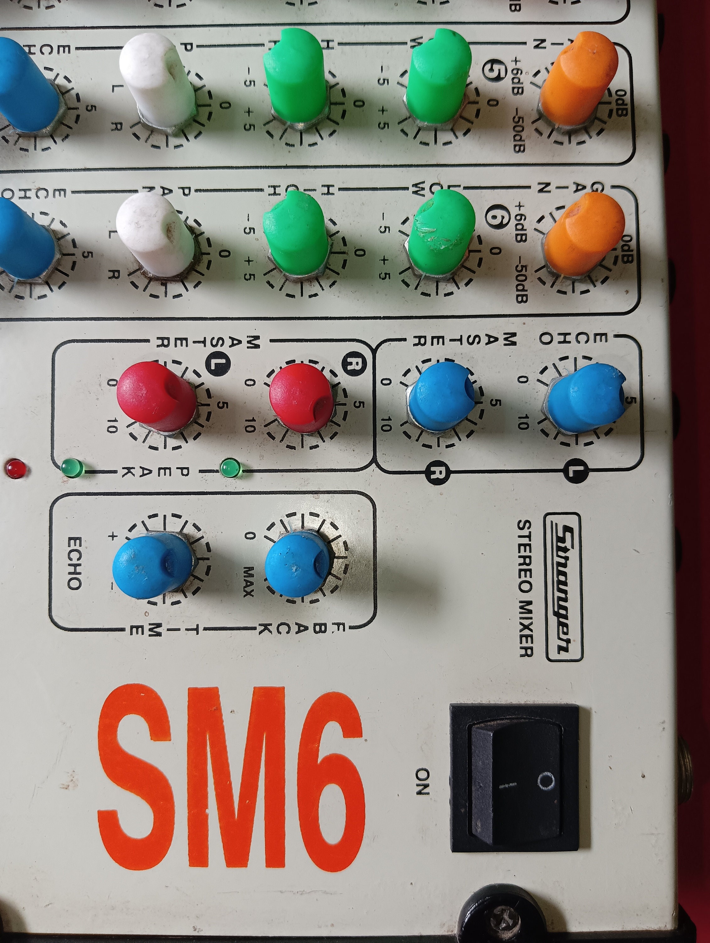 Stranger SM6 6-channel Stereo Echo Audio Mixer With Trs/jack Inputs - Etsy