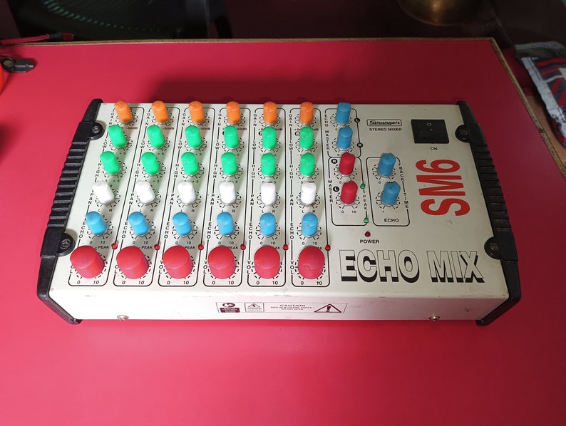 Stranger SM6 6-channel Stereo Echo Audio Mixer With Trs/jack Inputs - Etsy