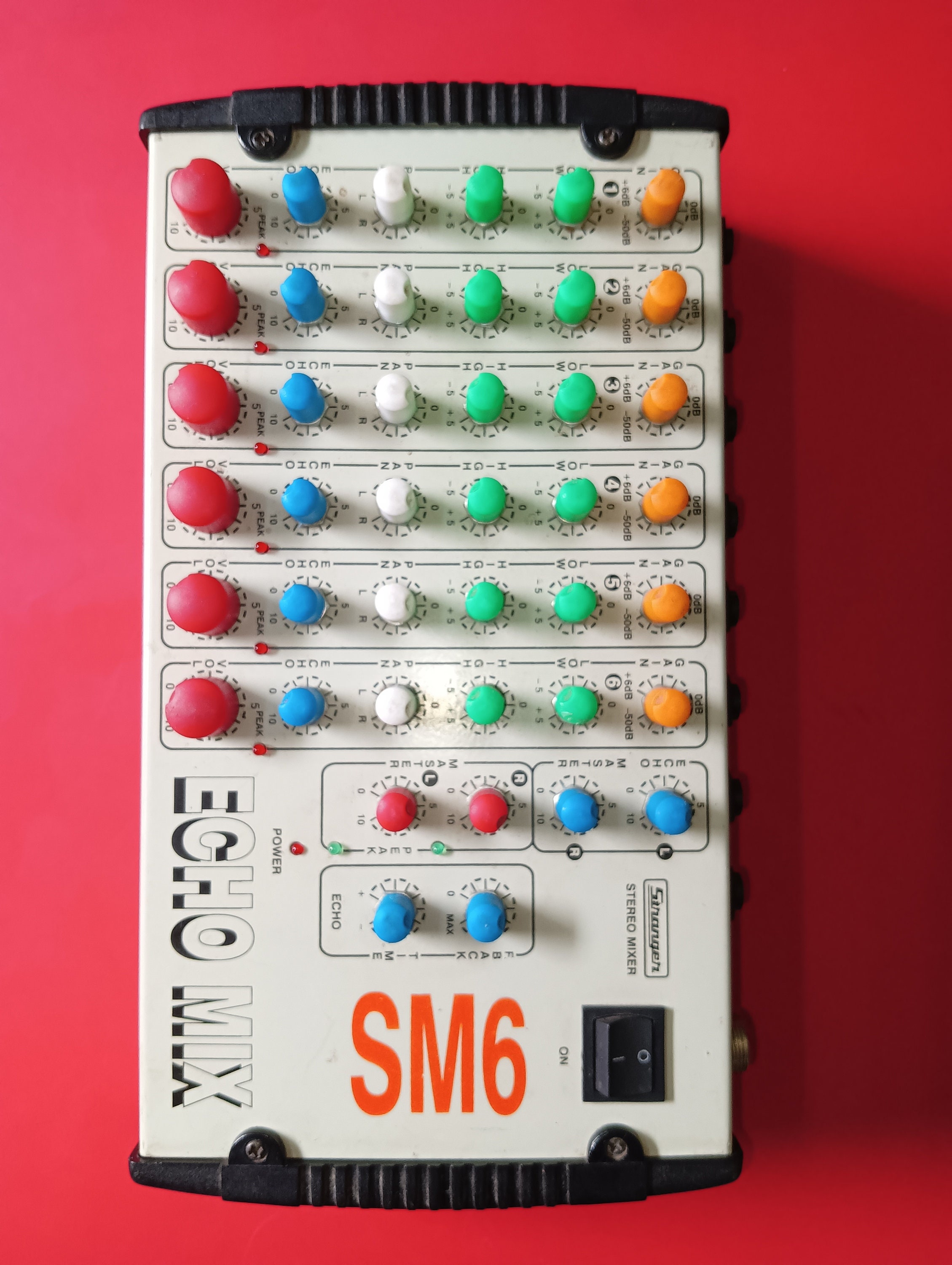 Stranger SM6 6-channel Stereo Echo Audio Mixer With Trs/jack Inputs - Etsy