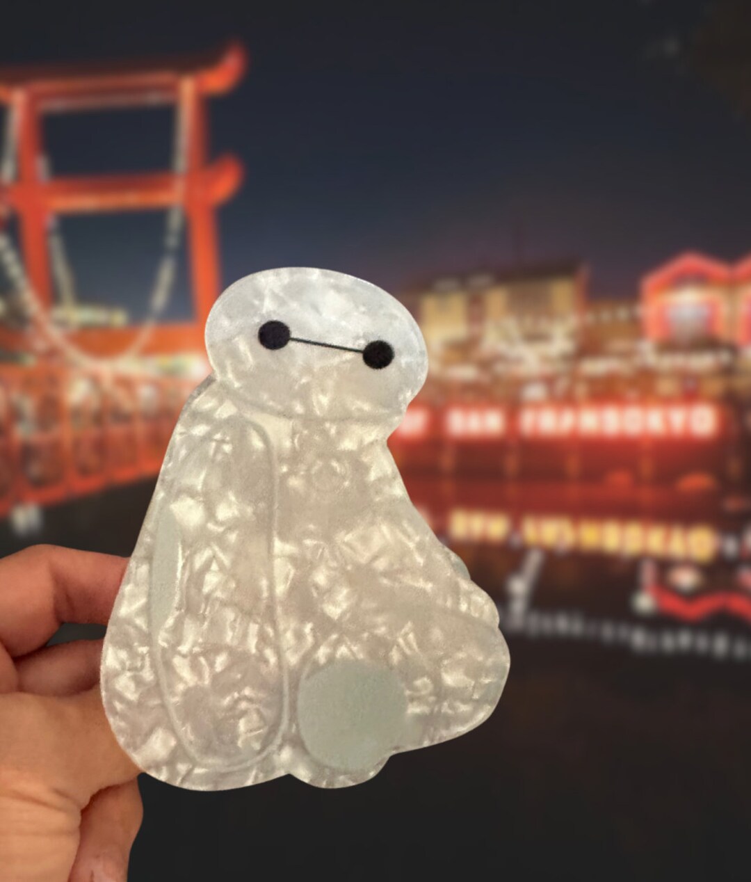 Baymax Big Hero 6 Hair Claw Clip - Etsy