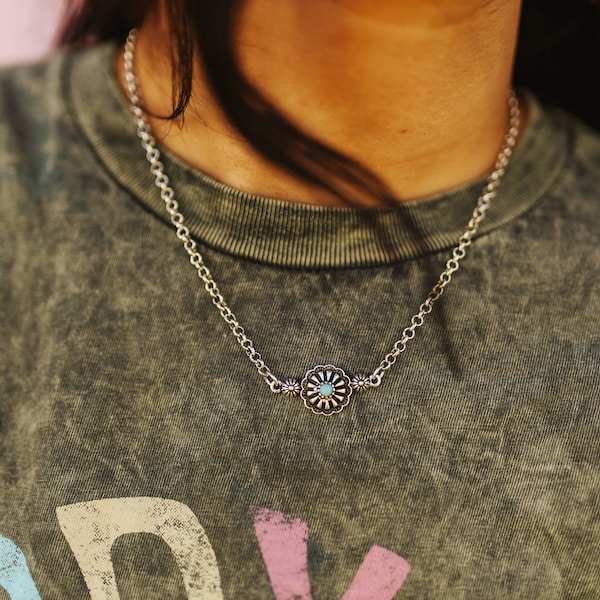 Concho Necklace - Etsy