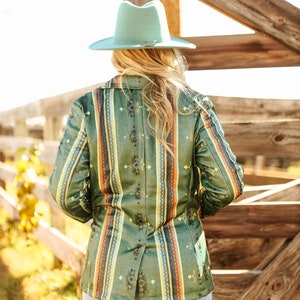 Green Serape Blazer - Etsy