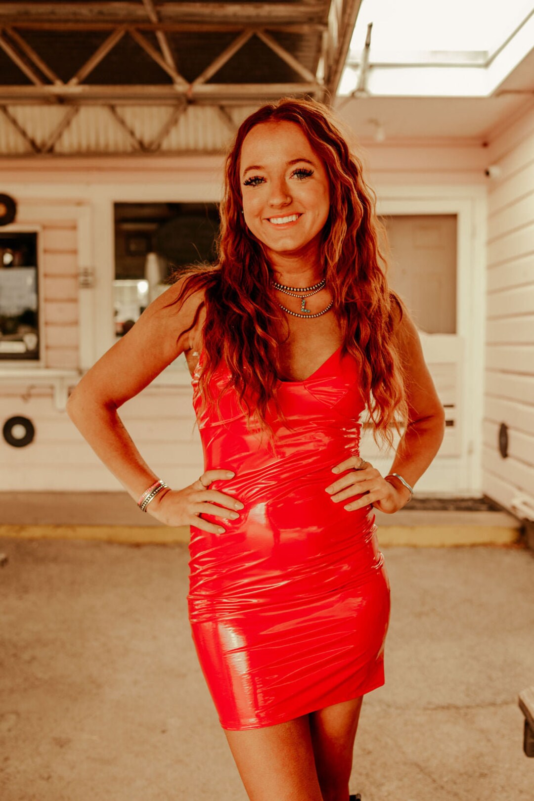 Red Latex Mini Dress, Party Wear, Fetish Wear, Disco Outfit, Romantic ...