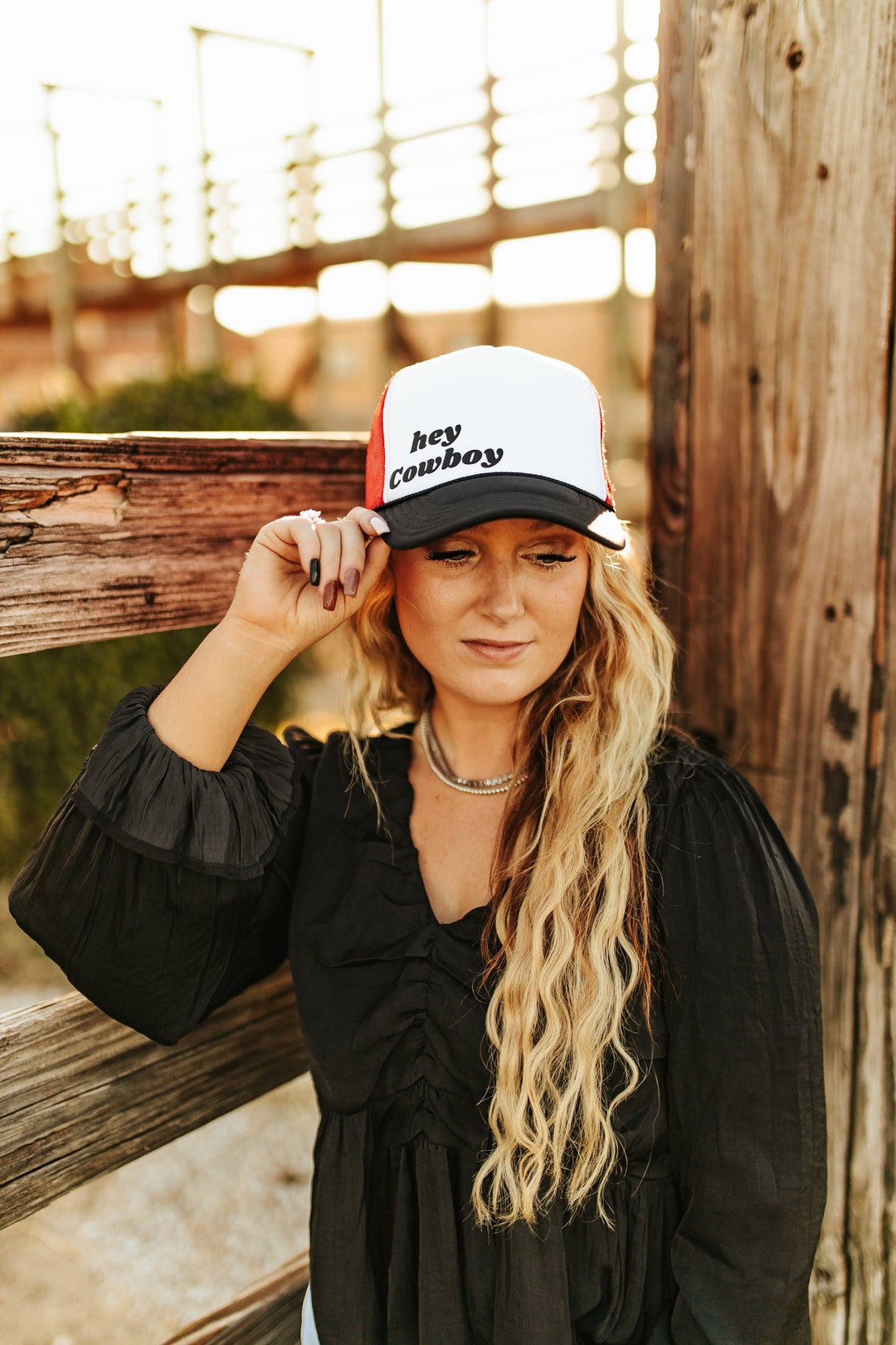 Hey Cowboy Trucker Hat - Etsy