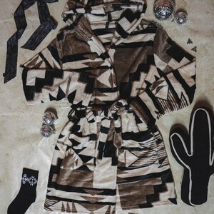 Aztec Glow Wrap Robe - Etsy