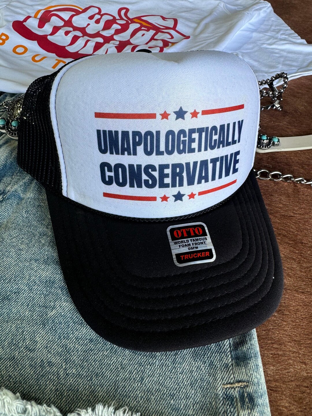 Unapologetically Conservative Trucker Hat - Etsy