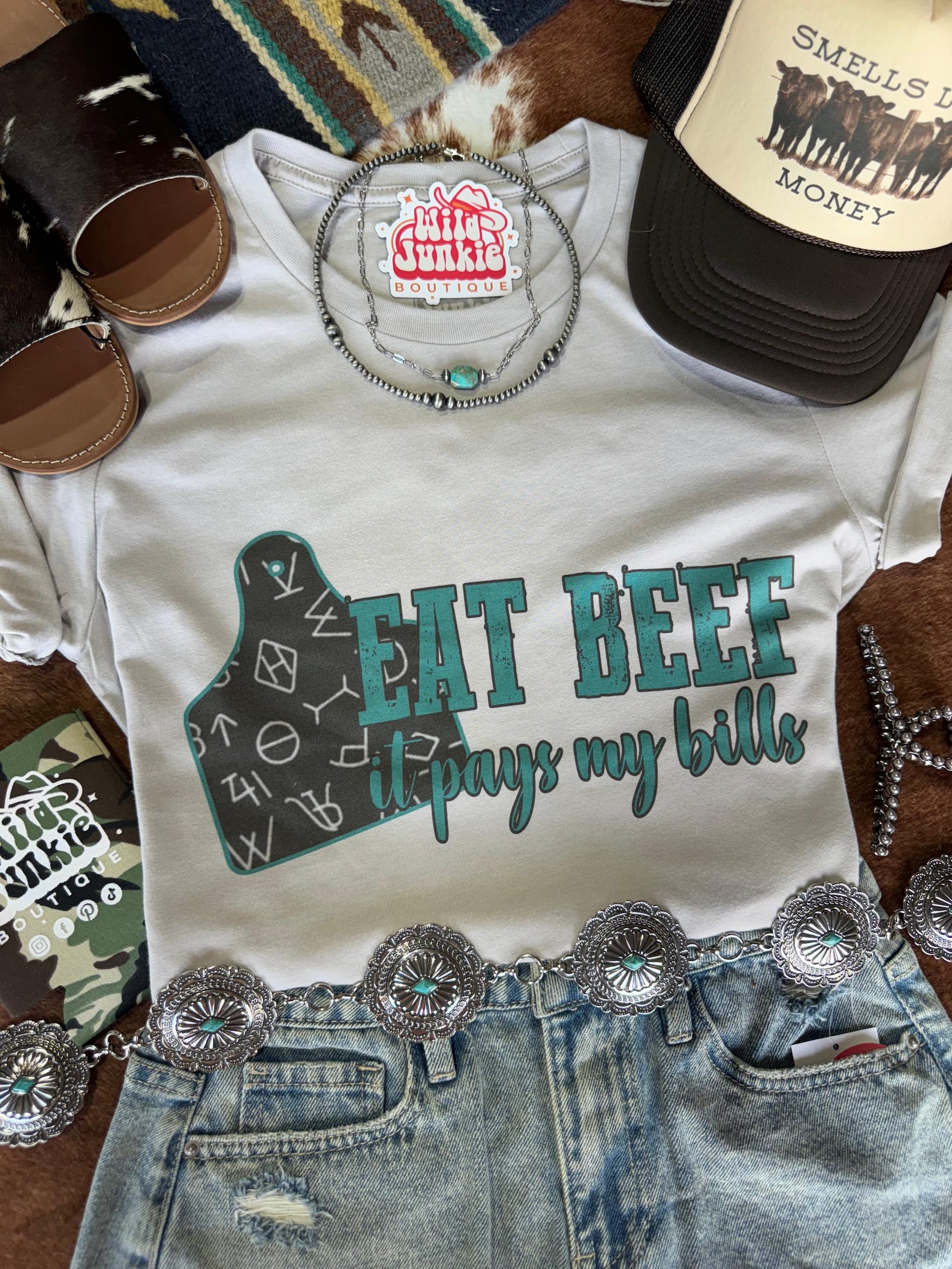 Eat Beef It Pays My Bills Graphic Tee - Etsy