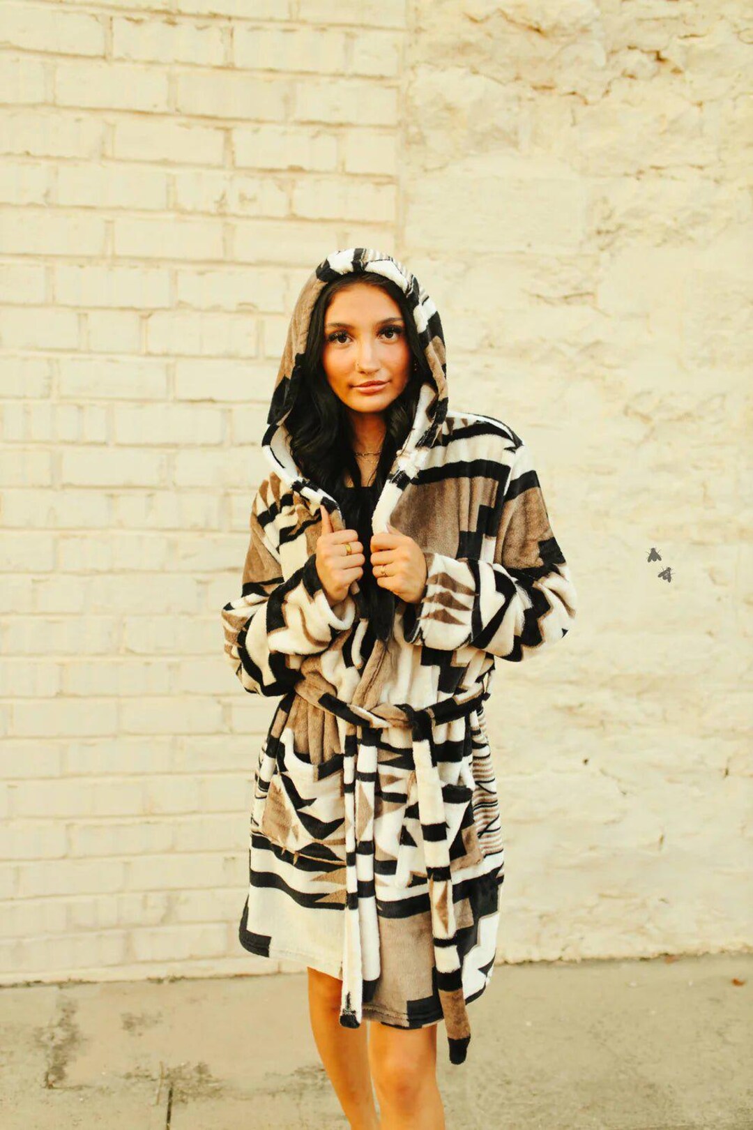 Aztec Glow Wrap Robe - Etsy