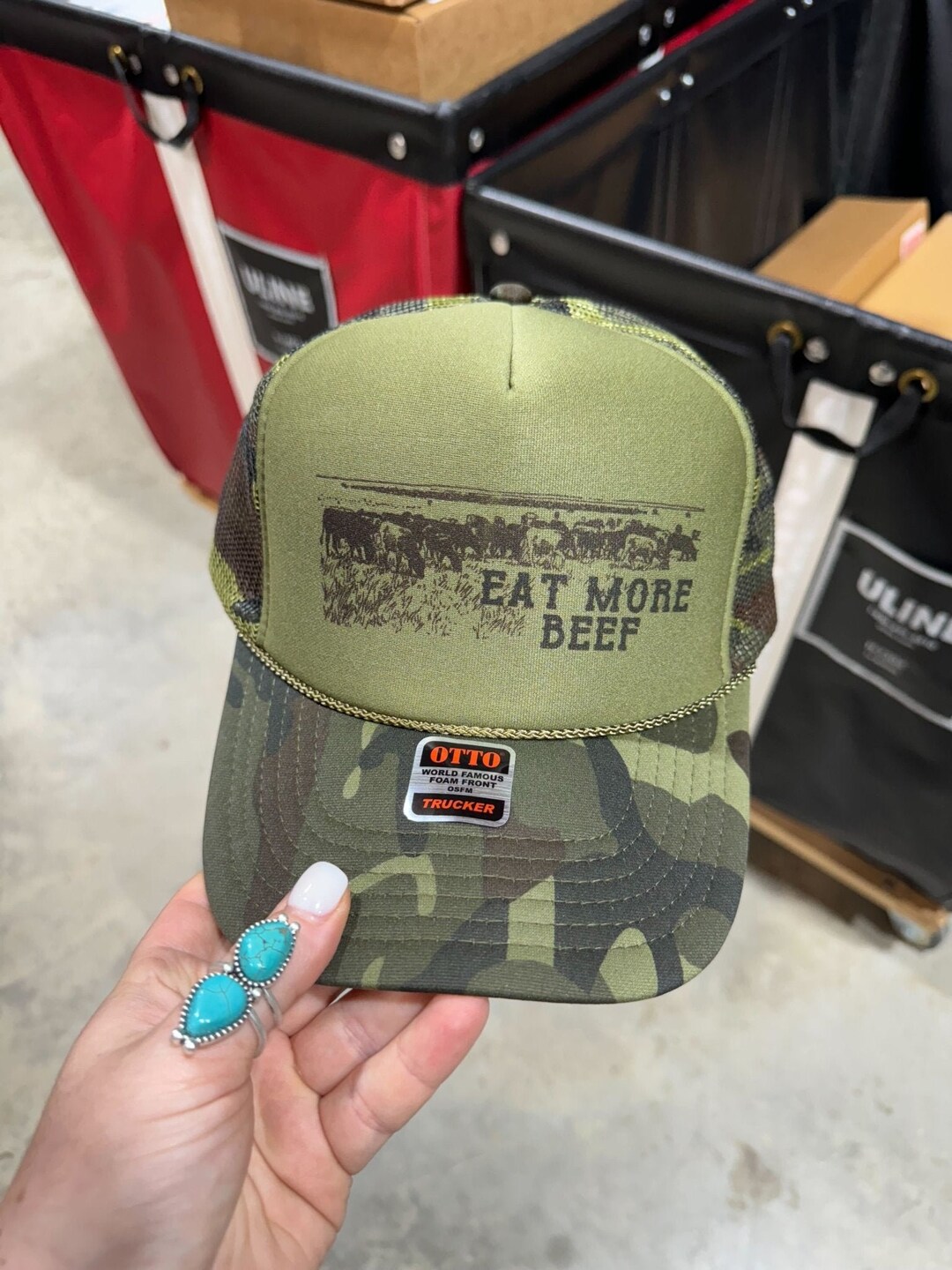 Eat More Beef Trucker Hat - Etsy