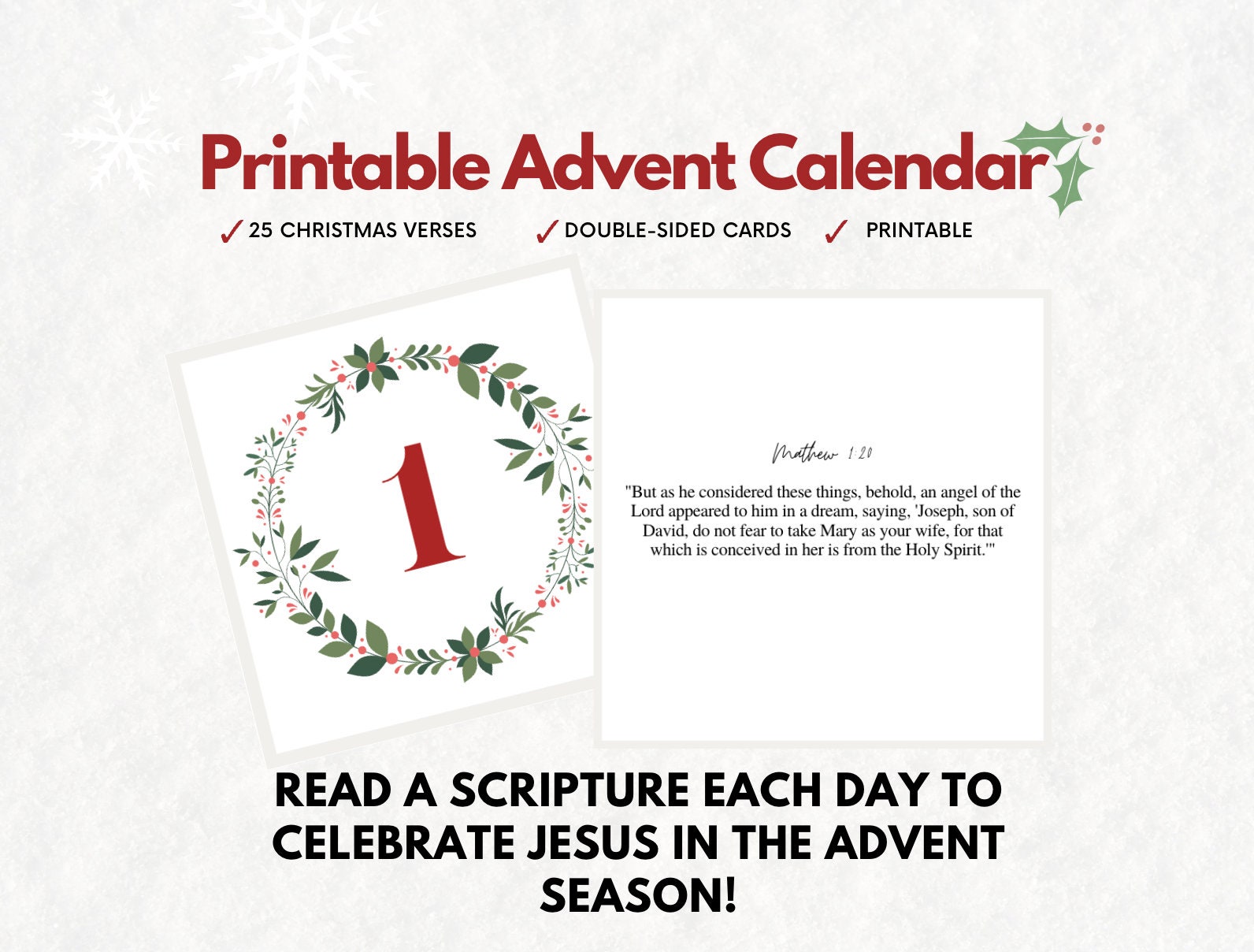 INSTANT DOWNLOAD! Printable Advent Bundle - Christmas Activities for ...