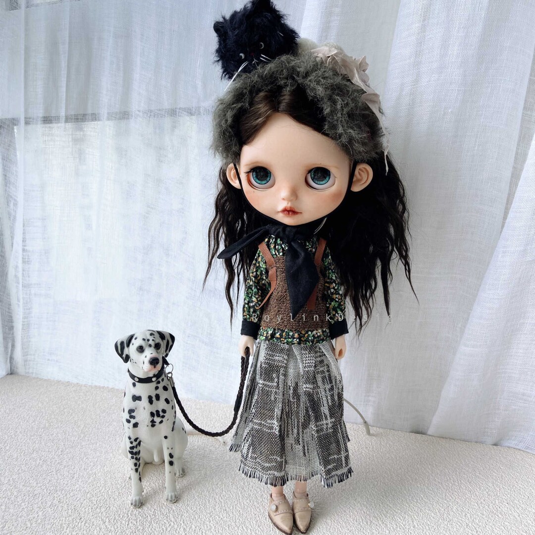 Knitted Vestblouseskirt Neo Blythe Clothes Ob24 Ob22 Azone,1/6 Bjd Doll ...