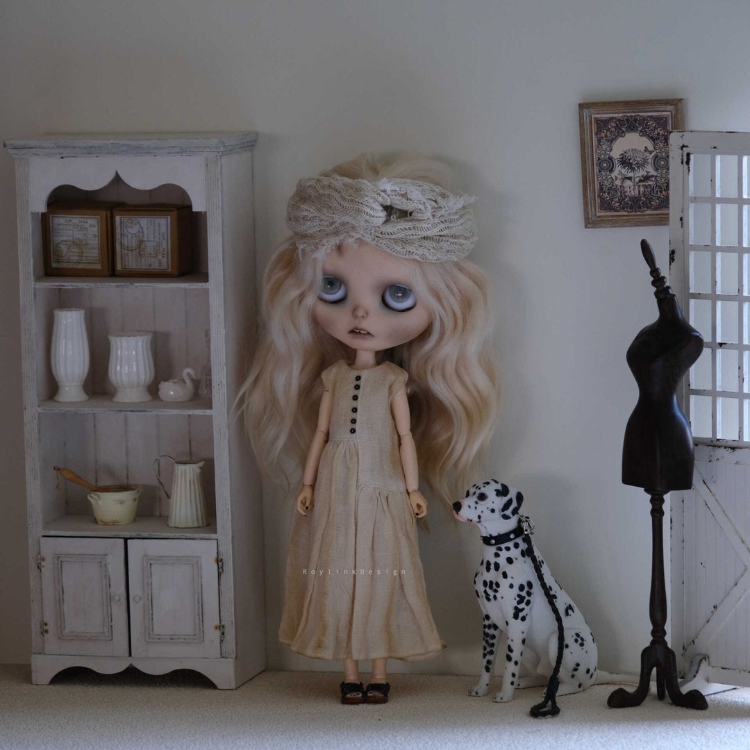 Vintage Long Dress Neo Blythe Doll Clothes Ob24 Ob22 Azone,1/6 Bjd Doll ...