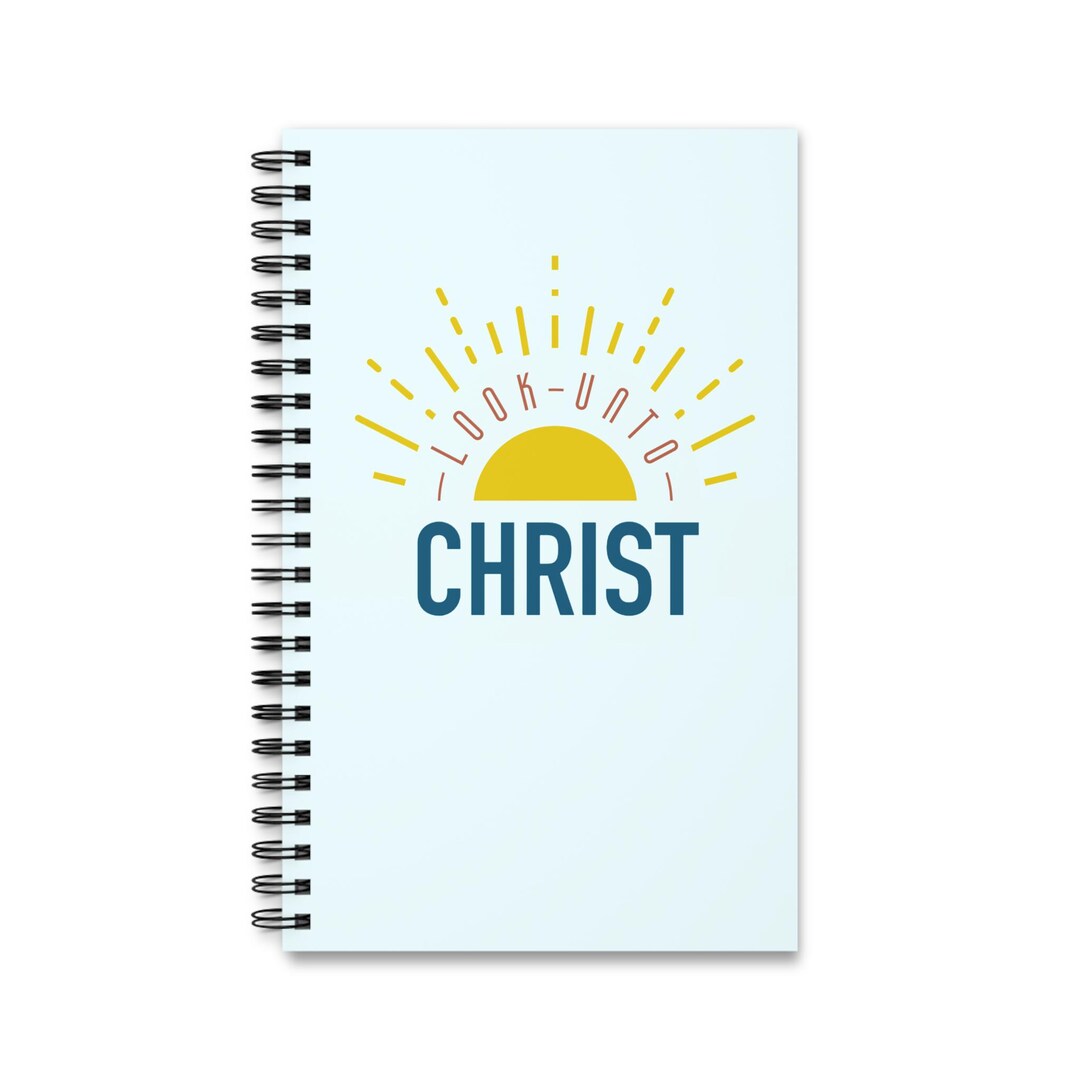 Look Unto Christ Notebook LDS Youth Theme 2025 Notebook Church of Jesus ...