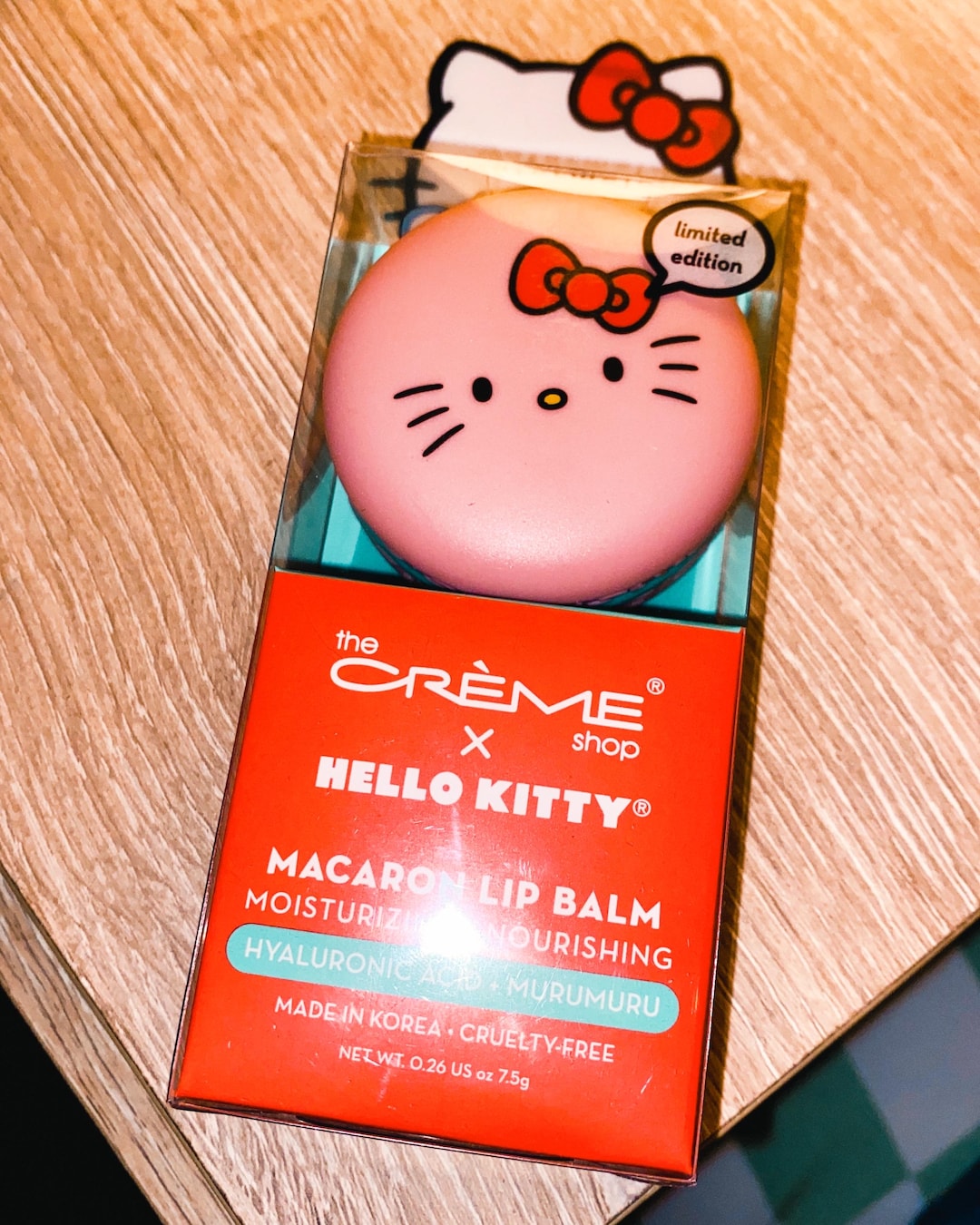 The Crème Shop X HELLO KITTY® Macaron Lip Balm / Moisturizing ...
