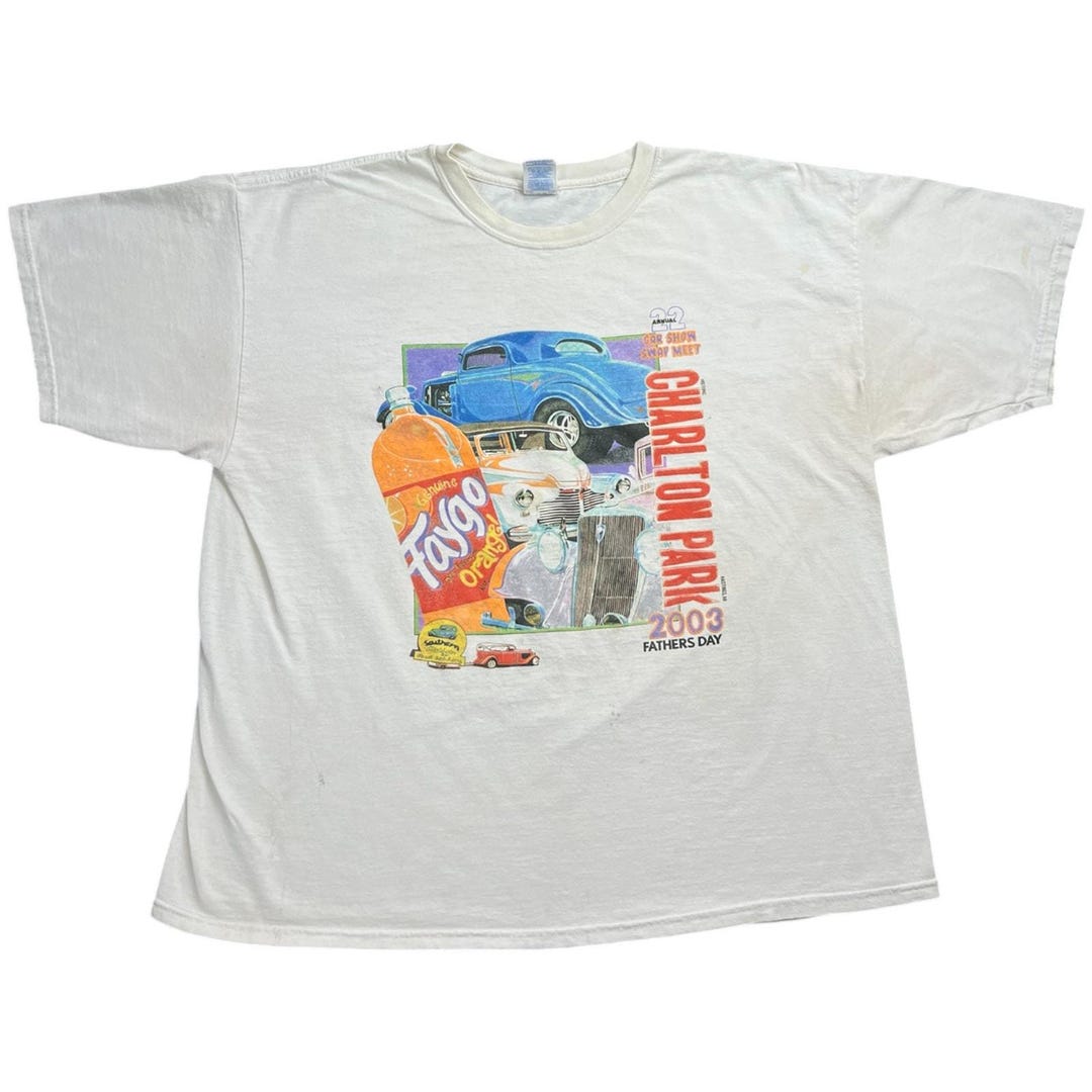 Vintage 2003 Faygo Orange Soda Hot Rod Car Show Fathers Day Charlton ...