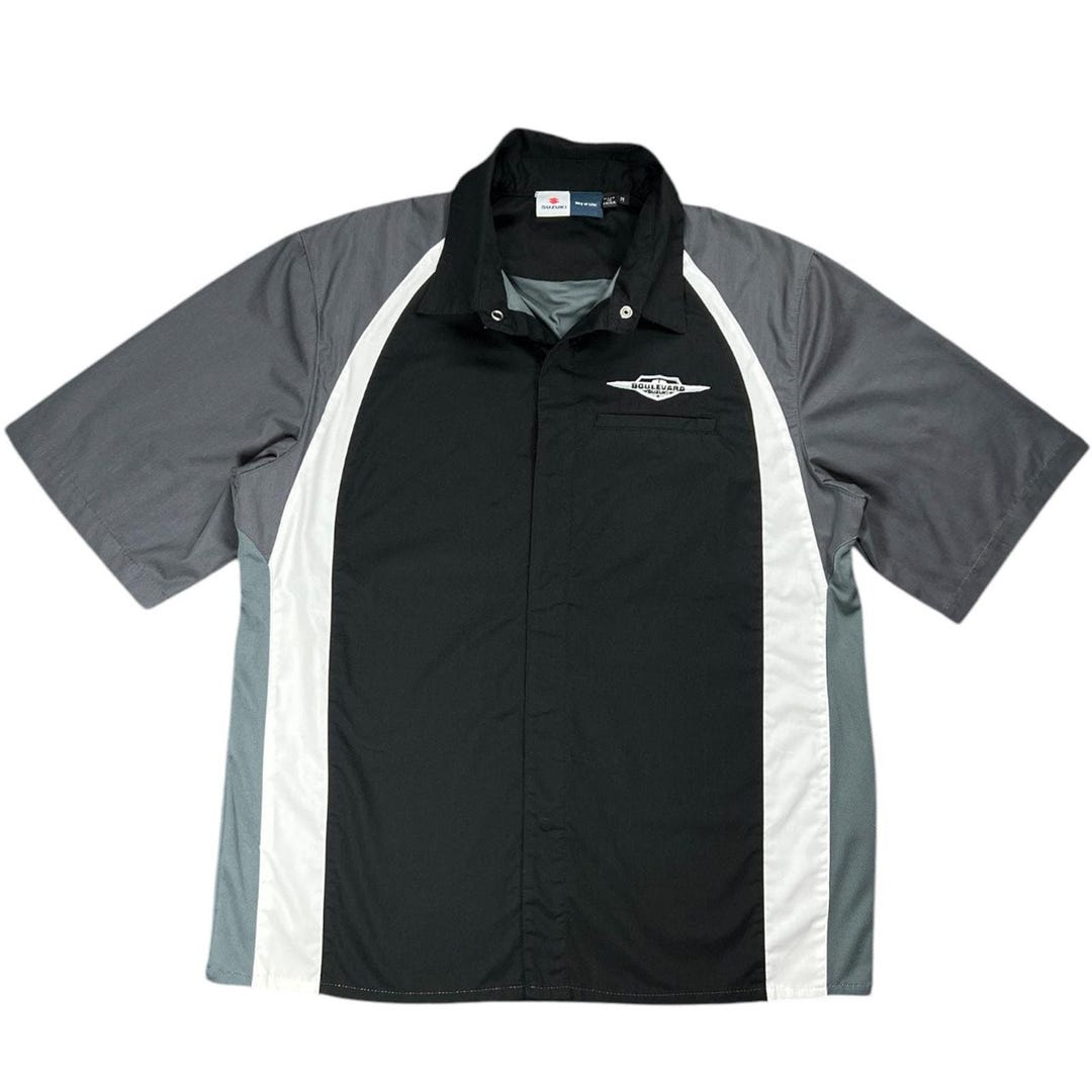 Y2K Suzuki Boulevard Button Down Mechanics Shirt Embroidered Men’s Med ...