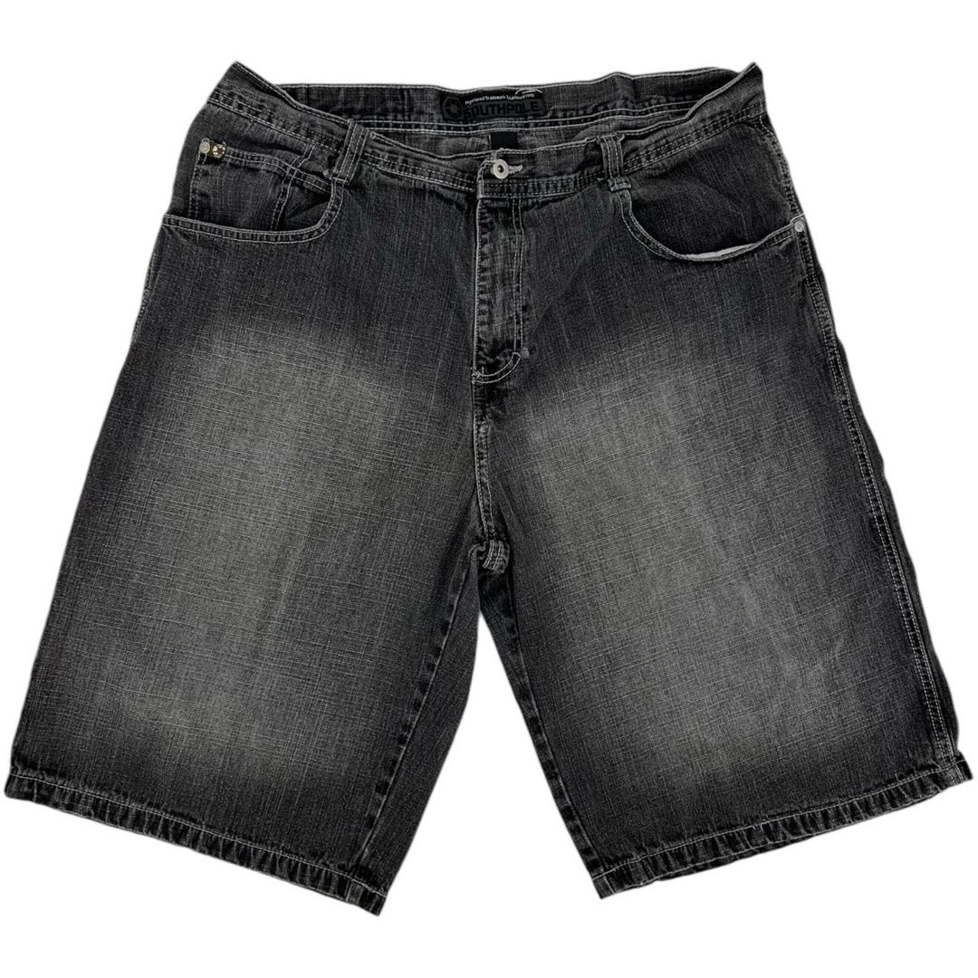 Vintage Southpole Faded Gray Baggy Jorts Jean Shorts Mens 40 - Etsy