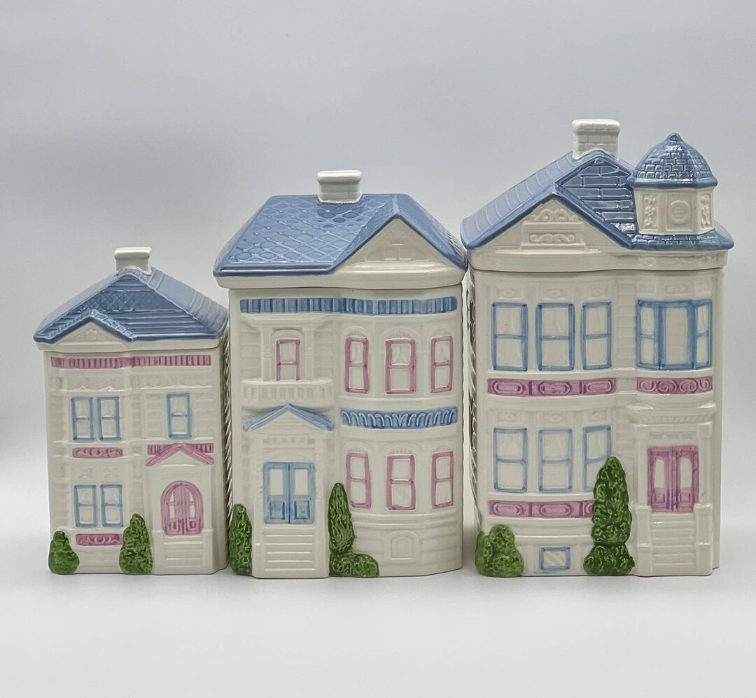 Vintage 1988 Hearth & Home Design Victorian House Cookie Jar - Etsy