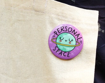 I Need Personal Space Pin Badge Button - Etsy