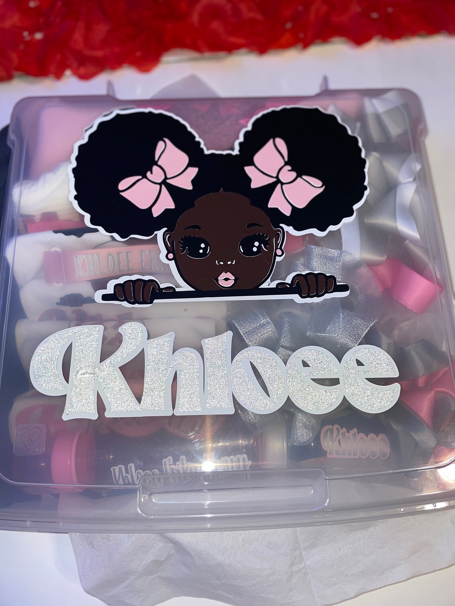 Customized Girl Baby Box - Etsy