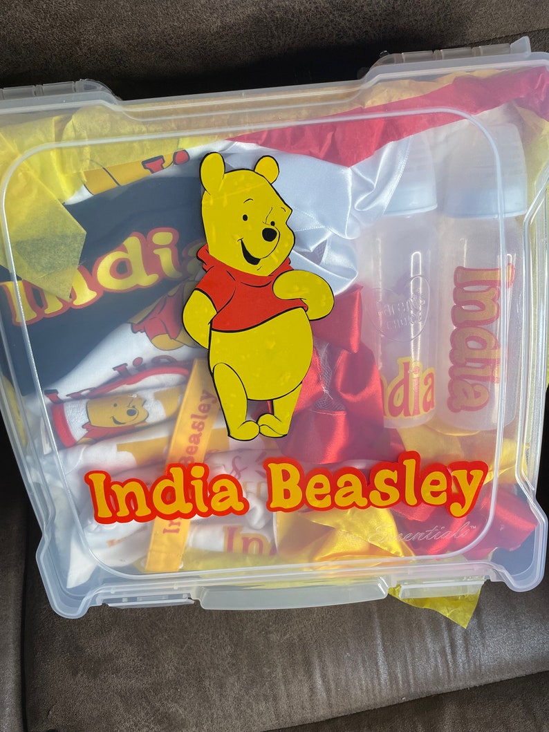 Customized Girl Baby Box - Etsy
