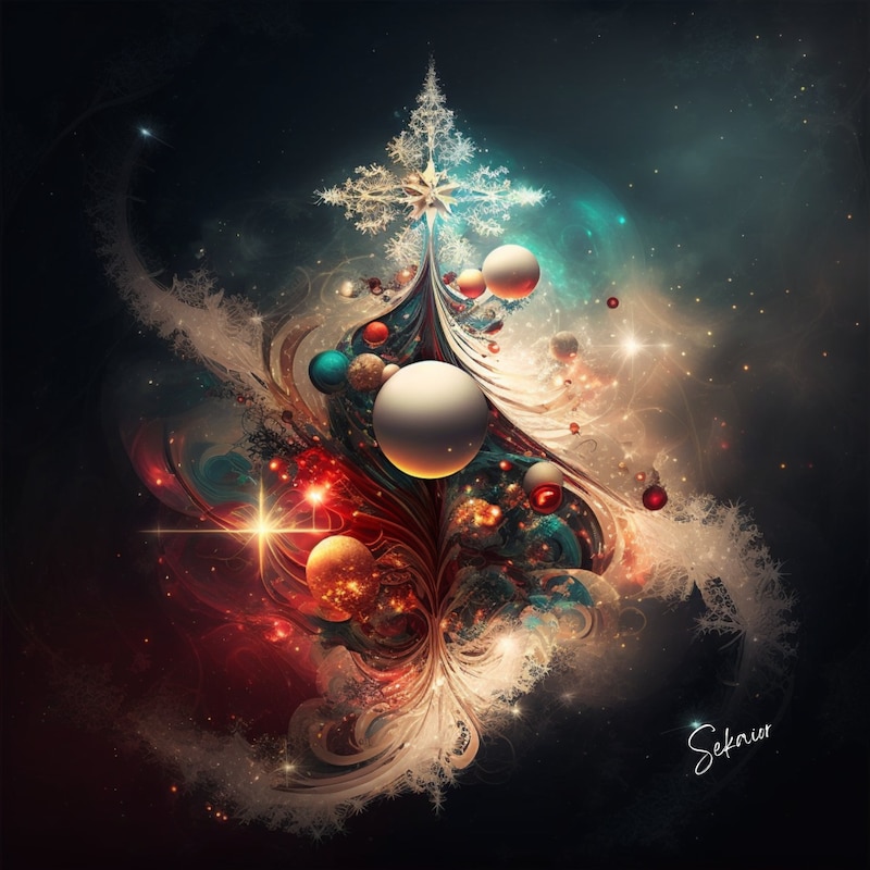 Abstract Christmas - Etsy