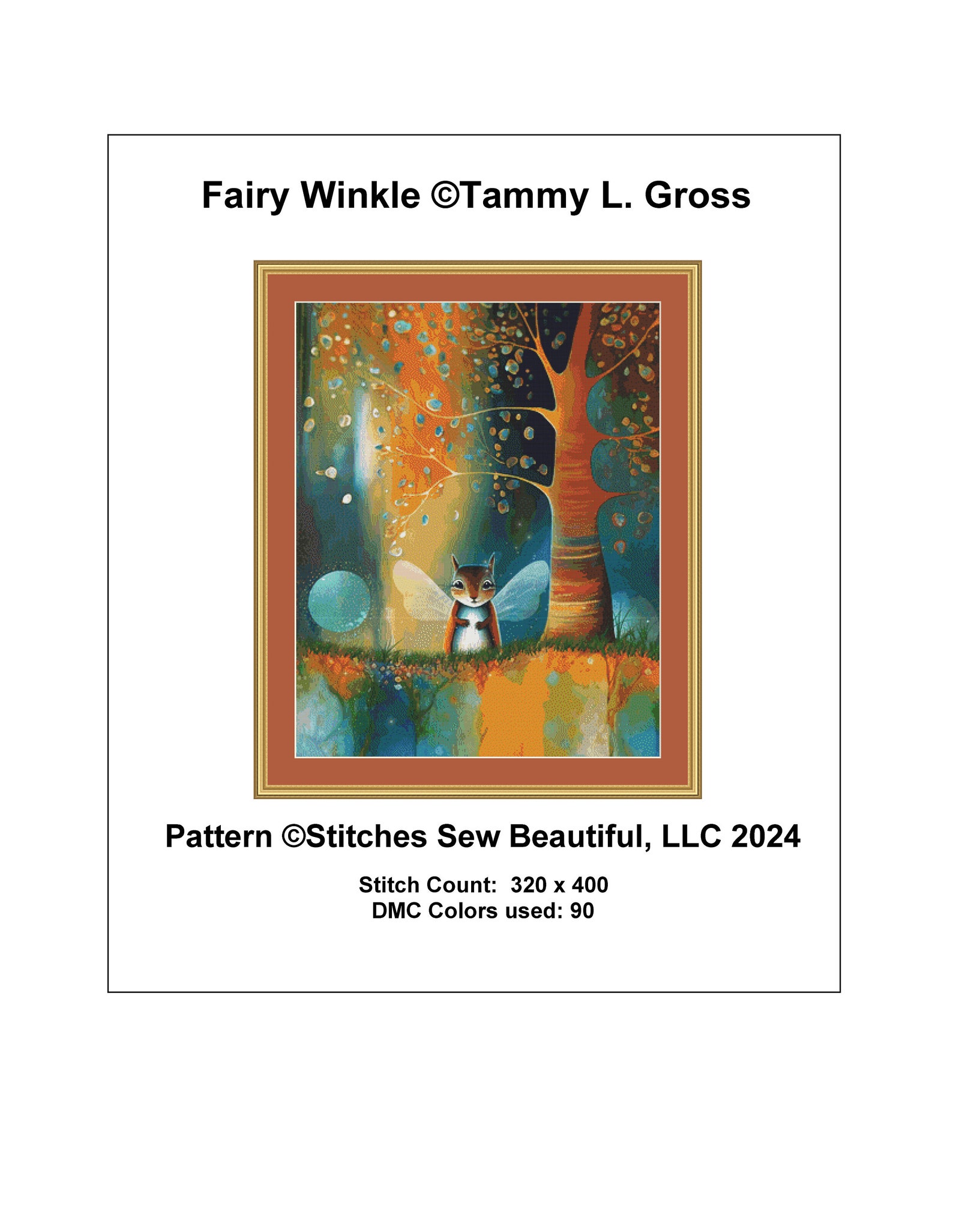 Fairy Winkle Cross Stitch Pattern by Tammy L. Gross (digital Format) - Etsy